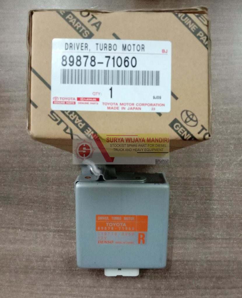 TOYOTA DRIVER TURBO MOTOR 89878-71060 - DISTRIBUTOR SPAREPART ALAT ...