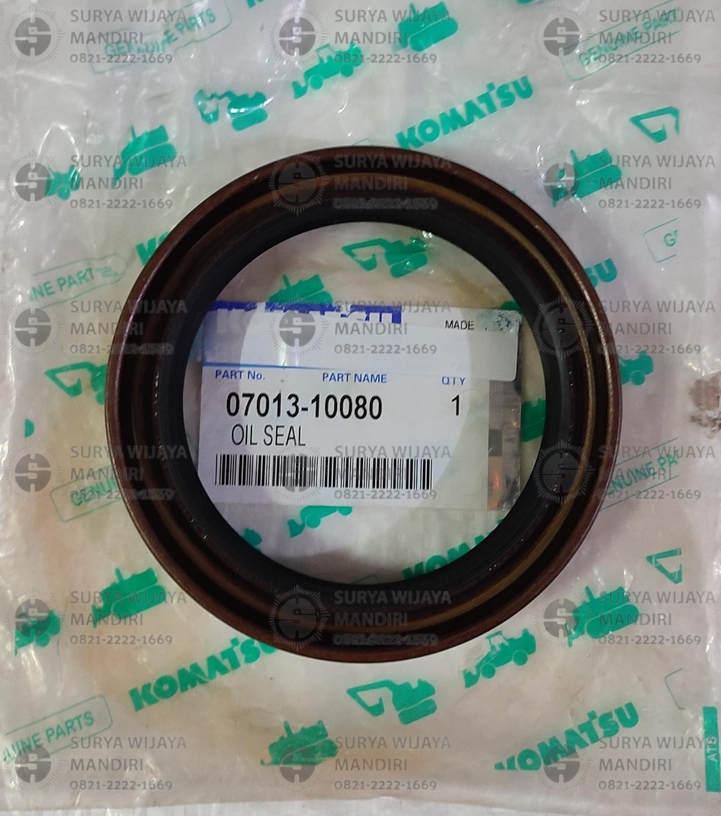OIL SEAL 07013-10080 - DISTRIBUTOR SPAREPART ALAT BERAT JAKARTA - CV SURYA WIJAYA MANDIRI